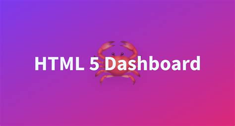 HTML Dashboard A Hugging Face Space By Sbiswas