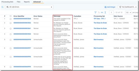 Exception And Error Overview