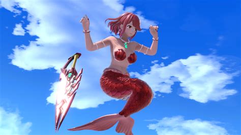Ssbu Mod Mermaid Pyra By Princesspeach236 On Deviantart