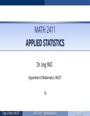 Understanding Point Estimation In Applied Statistics Course Hero