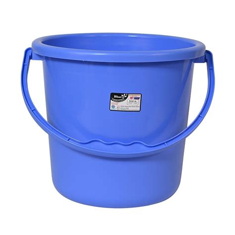 Blue Plastic Unbreakable Bucket 20 Liter Size 30x8inch At ₹ 1872