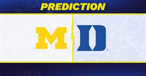 Michigan Vs Duke Prediction Michigan Favored To Win Mens College