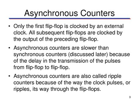 PPT Asynchronous Counter PowerPoint Presentation Free Download ID 6164870