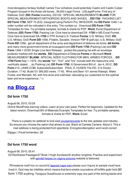 20 Dd Forms 1750 Free To Edit Download Print CocoDoc