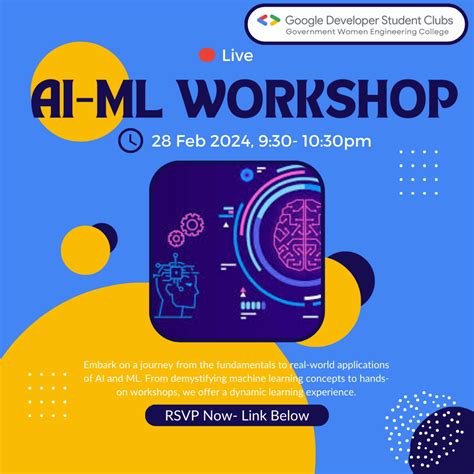 See AI ML Workshop At Google Developer Student Clubs Government Women