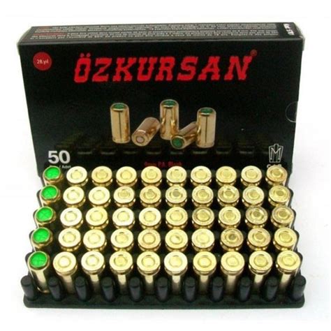 Купить Холостые патроны Ozkursan калибр 9 мм, патроны для стартового ...