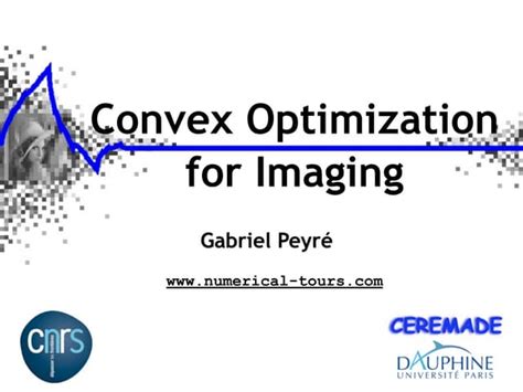 Signal Processing Course Convex Optimization Ppt