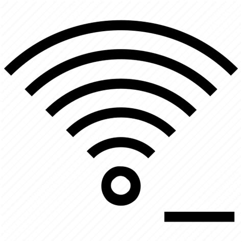 Connection Hotspot Minus Remove Signal Wifi Wireless Icon Download On Iconfinder