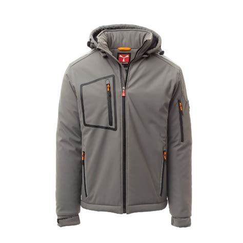 Veste Softshell Rembourrée Payper Stream Pad Fumée Noir materiauxnet