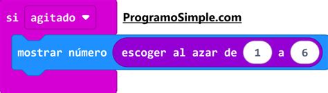 dado básico en microbit