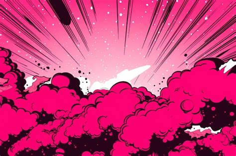 Premium Ai Image Comic Book Explosion Background With Space For Text