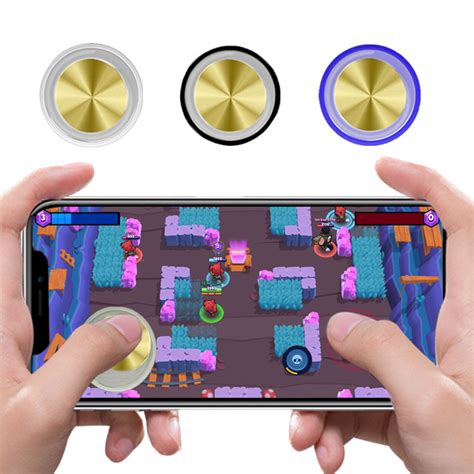 24k금도금 스마트폰 모바일 조이스틱 게임패드 컨트롤러 브롤스타즈 피파 크아m 배그 호환 에이블리