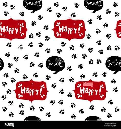 Background Animal Footprints Vector Illustration Stock Vector Image