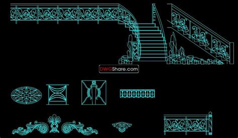 19railing Autocad File Free Download