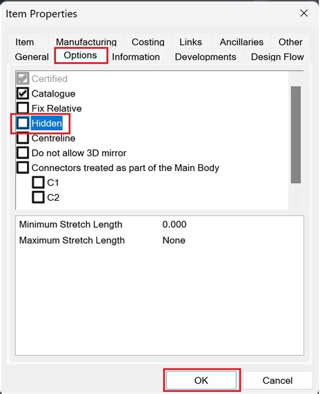 Fabrication Cadmep에서 2d 와이어프레임에 있는 경우 일부 항목이 표시되지 않음