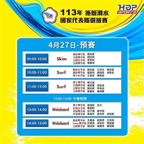 LIVE 113年拖艇滑水國家代表隊選拔賽 4 27 28 大型賽事板 Dcard