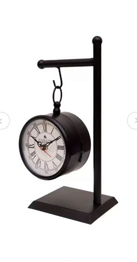 11 Inch Metal Vintage Analog Table Clock Shape Round At ₹ 400 Piece In New Delhi