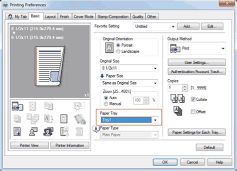 bypass tray printing and configuration windows pc support blake information support