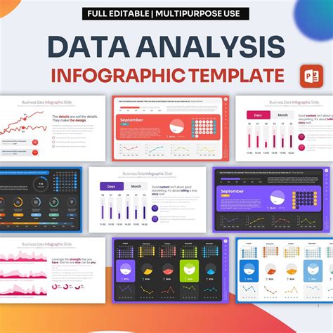 Data Analysis Infographic Powerpoint Template Best Powerpoint