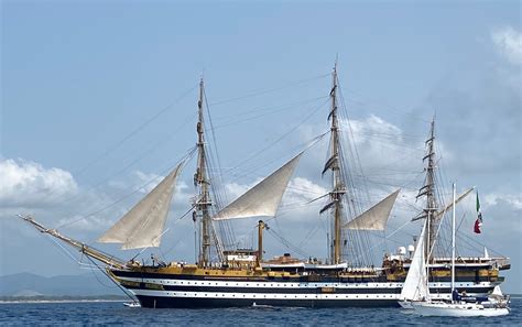 Nave Amerigo Vespucci Orgoglio Italiano Il Nautilus