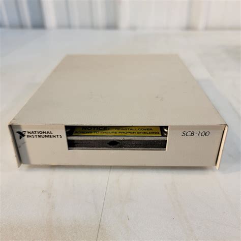 National Instruments Scb 100 Shielded Connector Block 182788b 01 Scsi