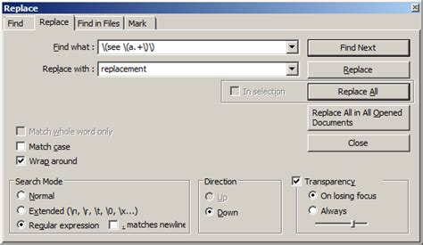 Using Wildcard Searchreplace In Notepad Super User
