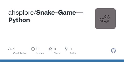 Github Ahsploresnake Game Python