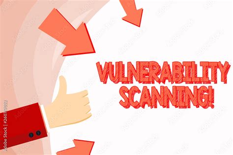 Handwriting Text Vulnerability Scanning Conceptual Photo Check Of The Potential Points Of