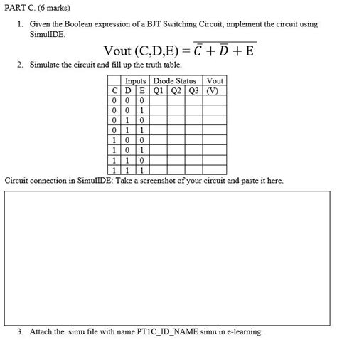 Part A 6 Marks 1 Implement The Boolean Function