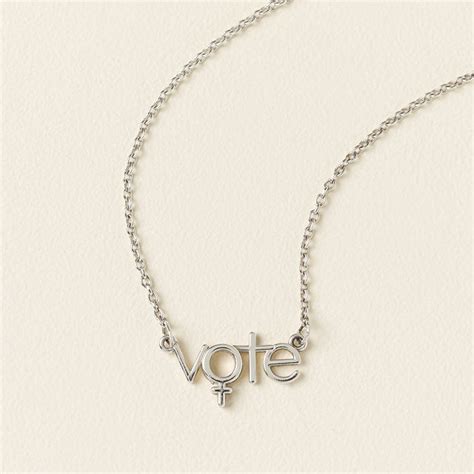 Uncommon Goods The Vote Necklace Vote Necklace
