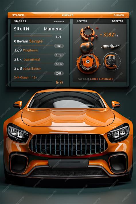 Premium Photo Car Rental Platform Ui Mockup Userfriendly And Visually Appealing For A Car
