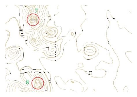 The Extraction Result From The Third Scanned Topographic Map A