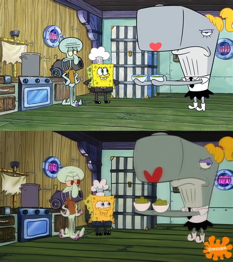 Another Redraw Kinda More Help Wanted Style Than Season 1 Overall For This One R Spongebob