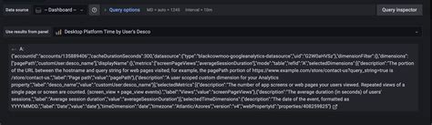 Be Able To Query Results From Panel Datasource Like A Sql Table