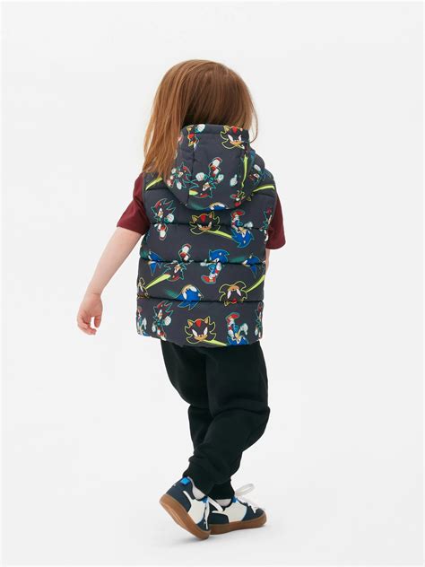Primark Jacken Und Mäntel „sonic The Hedgehog Sonic Und Shadow“ Pufferweste Anthrazitfarben