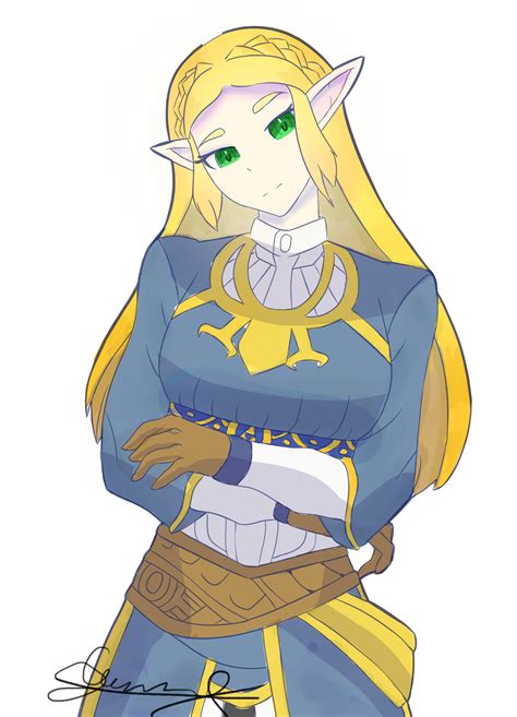 Oc Zelda Fanart Made By Me R Breath Of The Wild