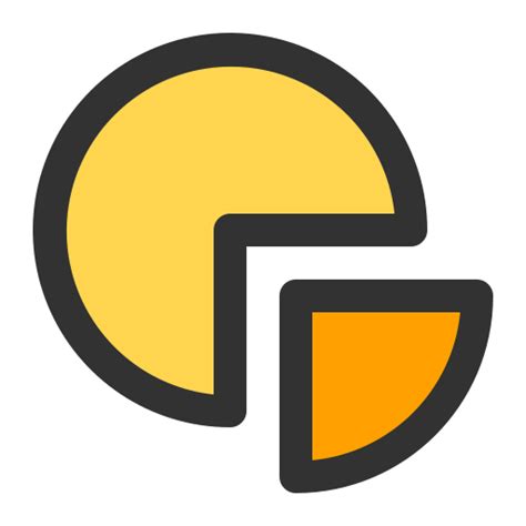 파이 차트 아이콘 Generic Outline Color Freepik