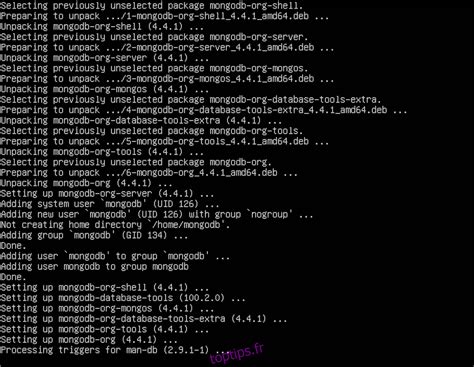 comment installer mongodb community edition sur linux toptips fr
