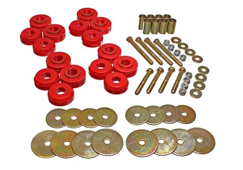 Energy Suspension 44110r Body Mount Set Energy Suspension