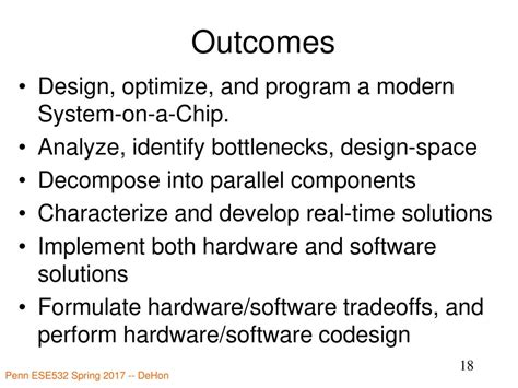 Ese532 System On A Chip Architecture Ppt Download