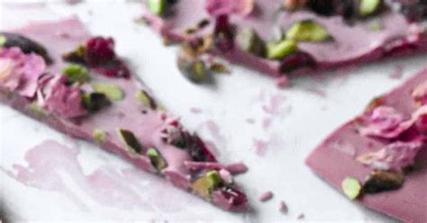 Ruby Chocolate Bark Pink Chocolate Bark Foodtalk