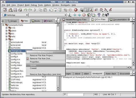 Kdevelop 1 4 Linux Journal