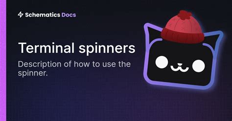 Terminal Spinners Schematics Documentation