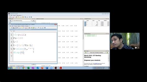 Lec 6 Fourier Transform By Scilab Youtube