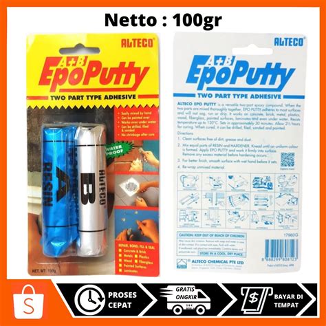 Jual Lem Epo Putty Alteco Alteco Epo Putty Lem Porting 100 Gram