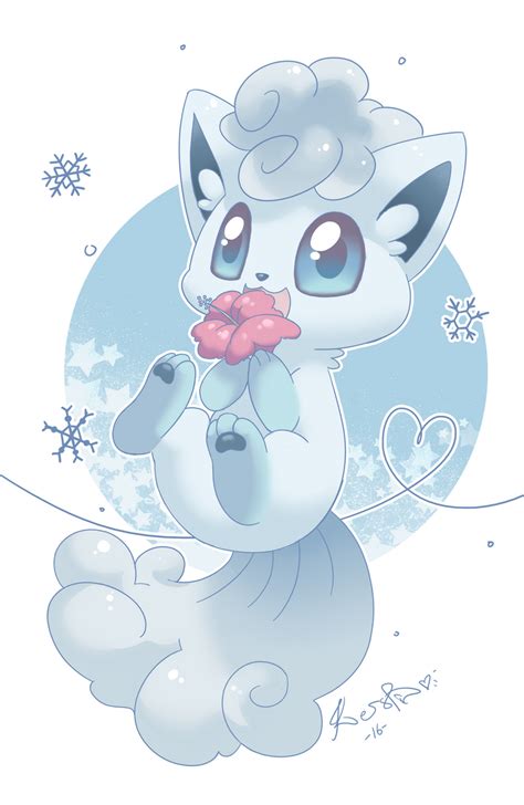 Alola Vulpix By Evilqueenie On Deviantart