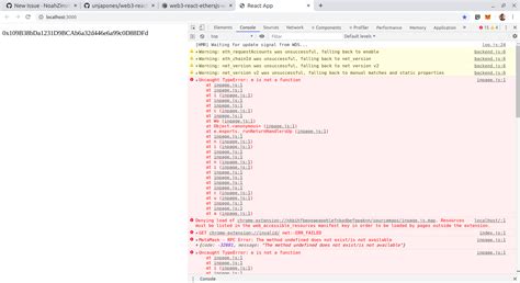 Using Web3js As Library Metamask In Browser Throws Errors In Console