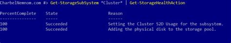 Monitor Storage Spaces Direct Health With PowerShell S D WS PowerShell CHARBEL NEMNOM