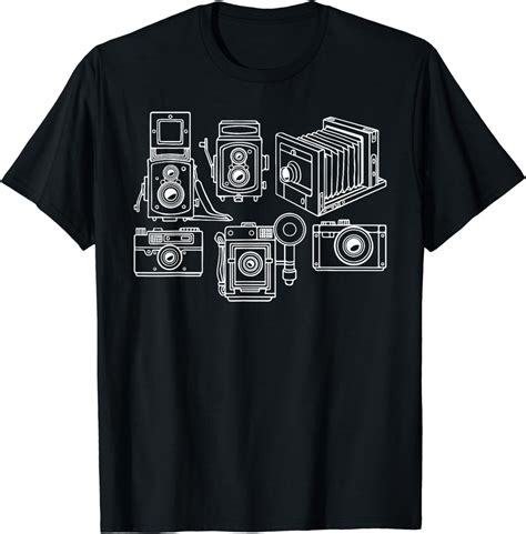 Retro Camera Styles Time Capsule Photographer Freeze Time T Shirt