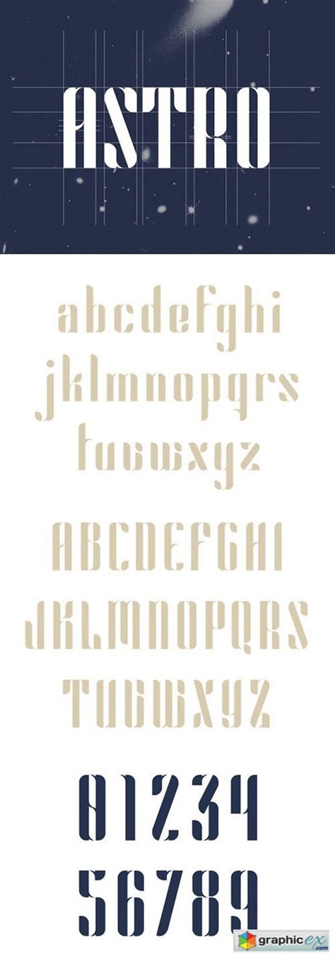Astro Font Free Download Vector Stock Image Photoshop Icon